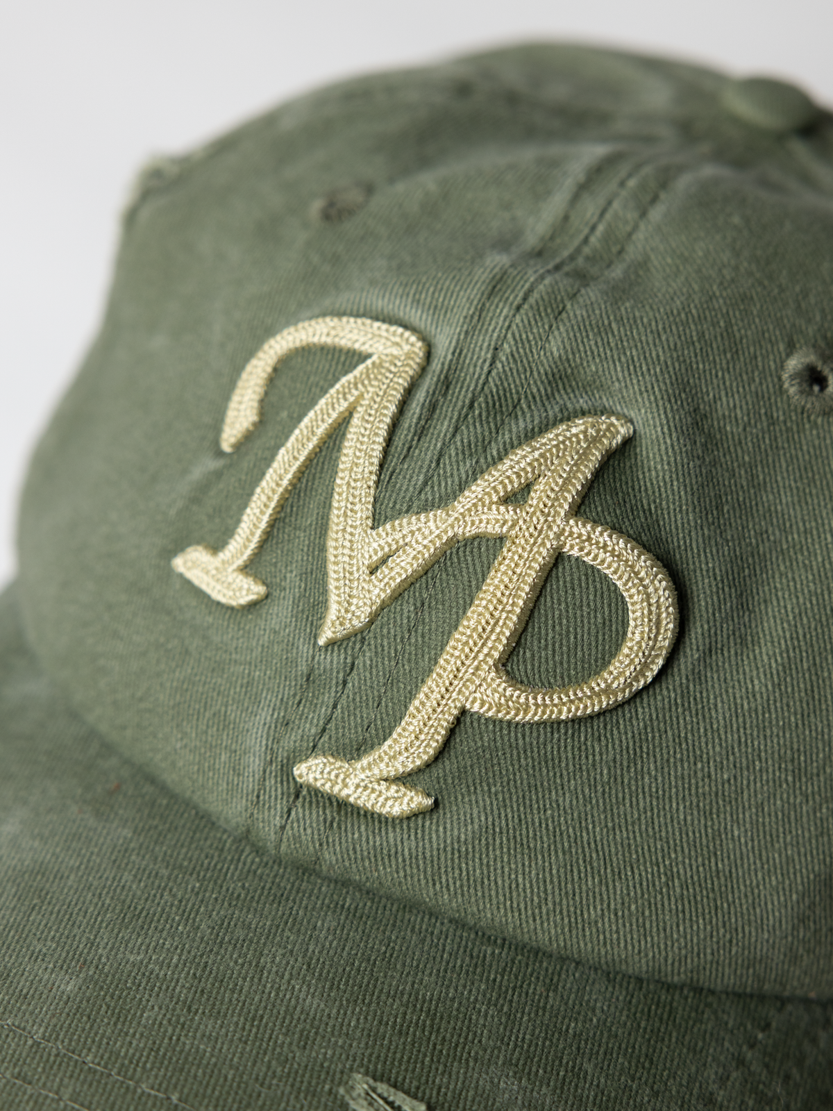 Distressed Dad Cap - Olive | Moreporks